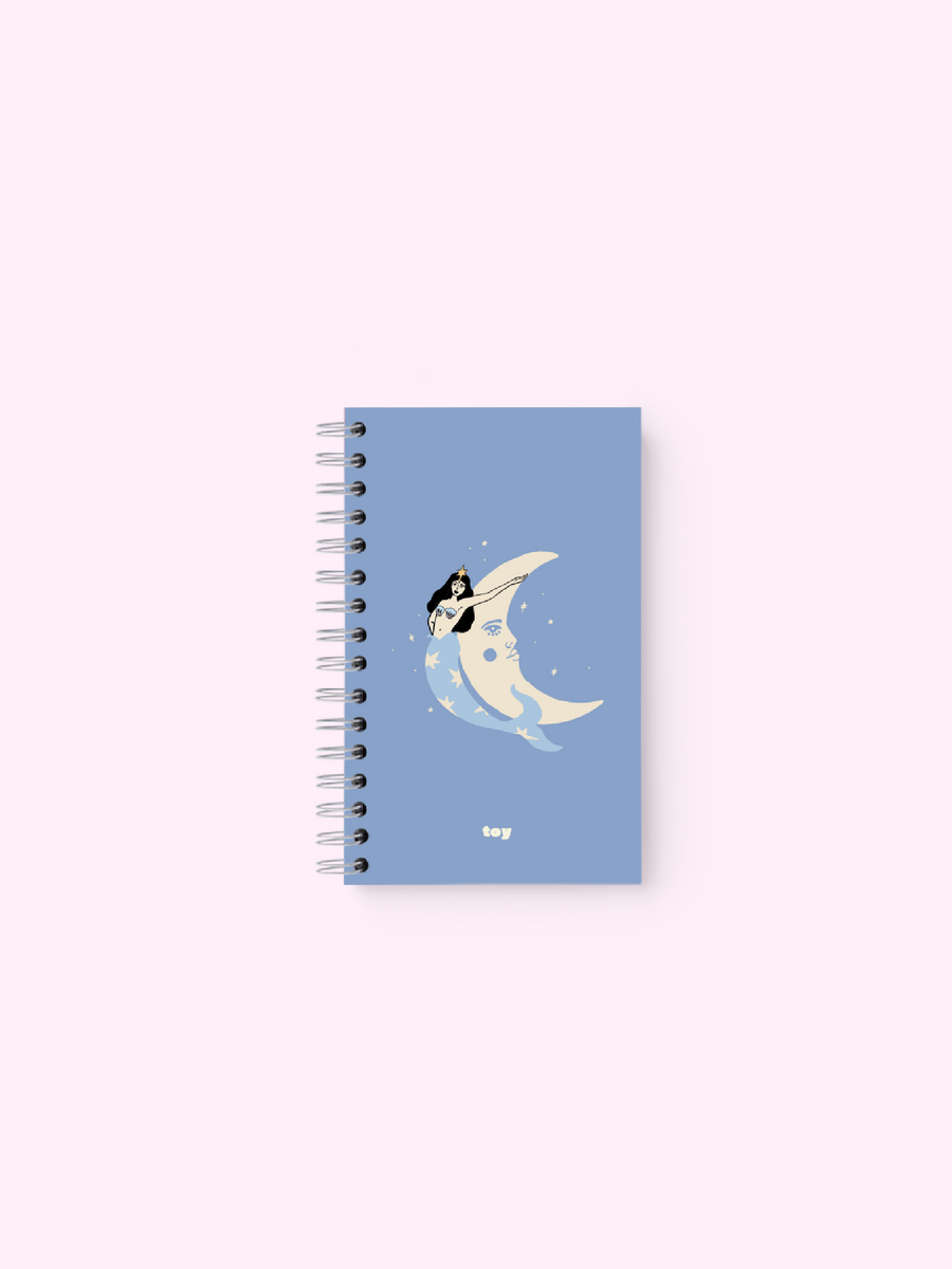 LITTLE NOTEBOOK LUNA SIRENA CUADRICULADO – Toy style Global